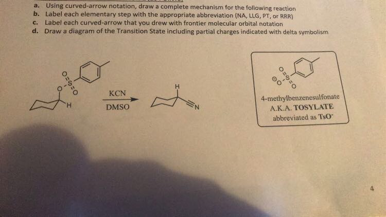 Solved a. Using curved-arrow notation, draw a complete | Chegg.com