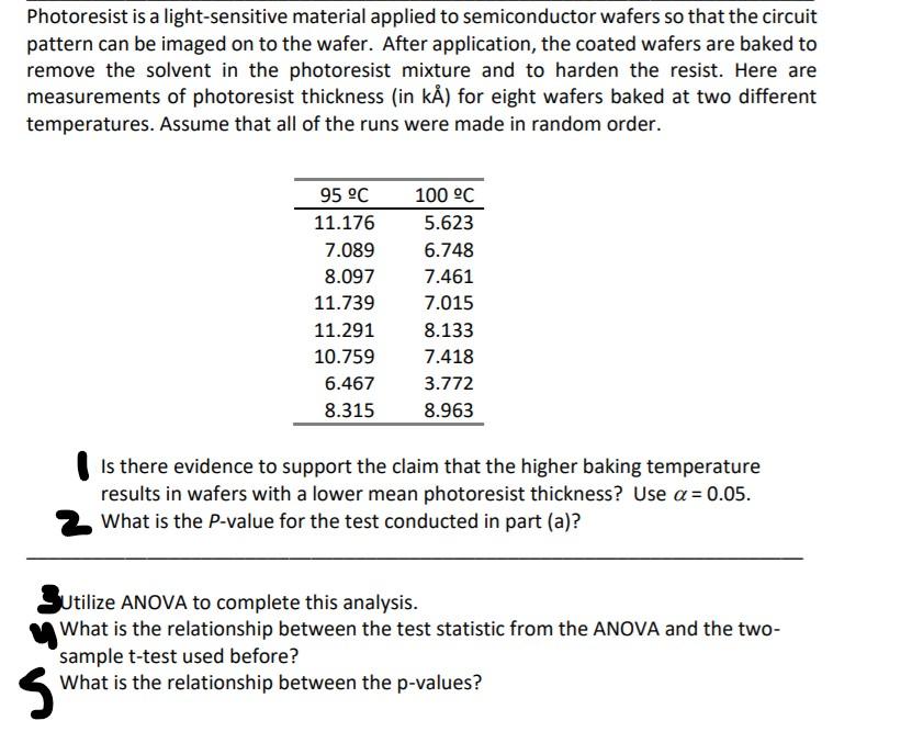 Solved Photoresist is a light-sensitive material applied to | Chegg.com