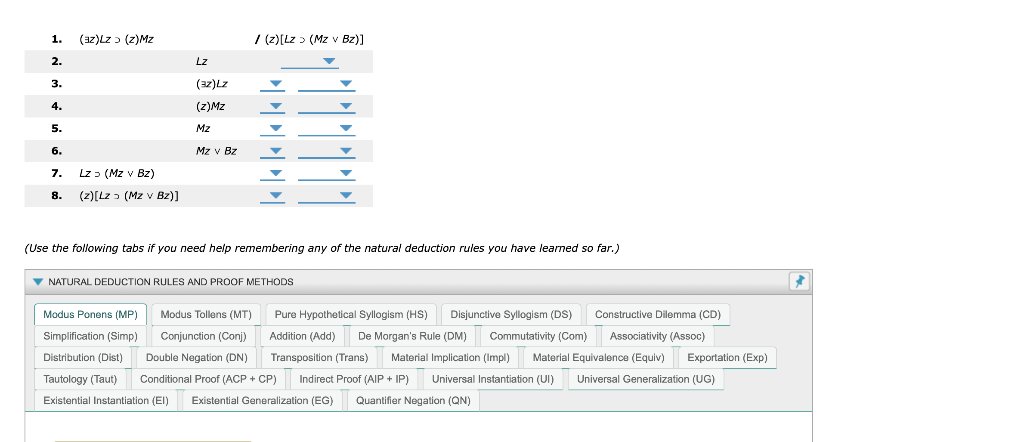 Solved 1 Conditional Proof CP In Predicate Logic The Uses Chegg