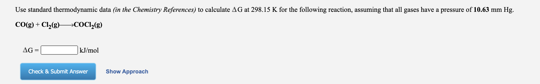 Solved Use standard thermodynamic data (in the Chemistry | Chegg.com