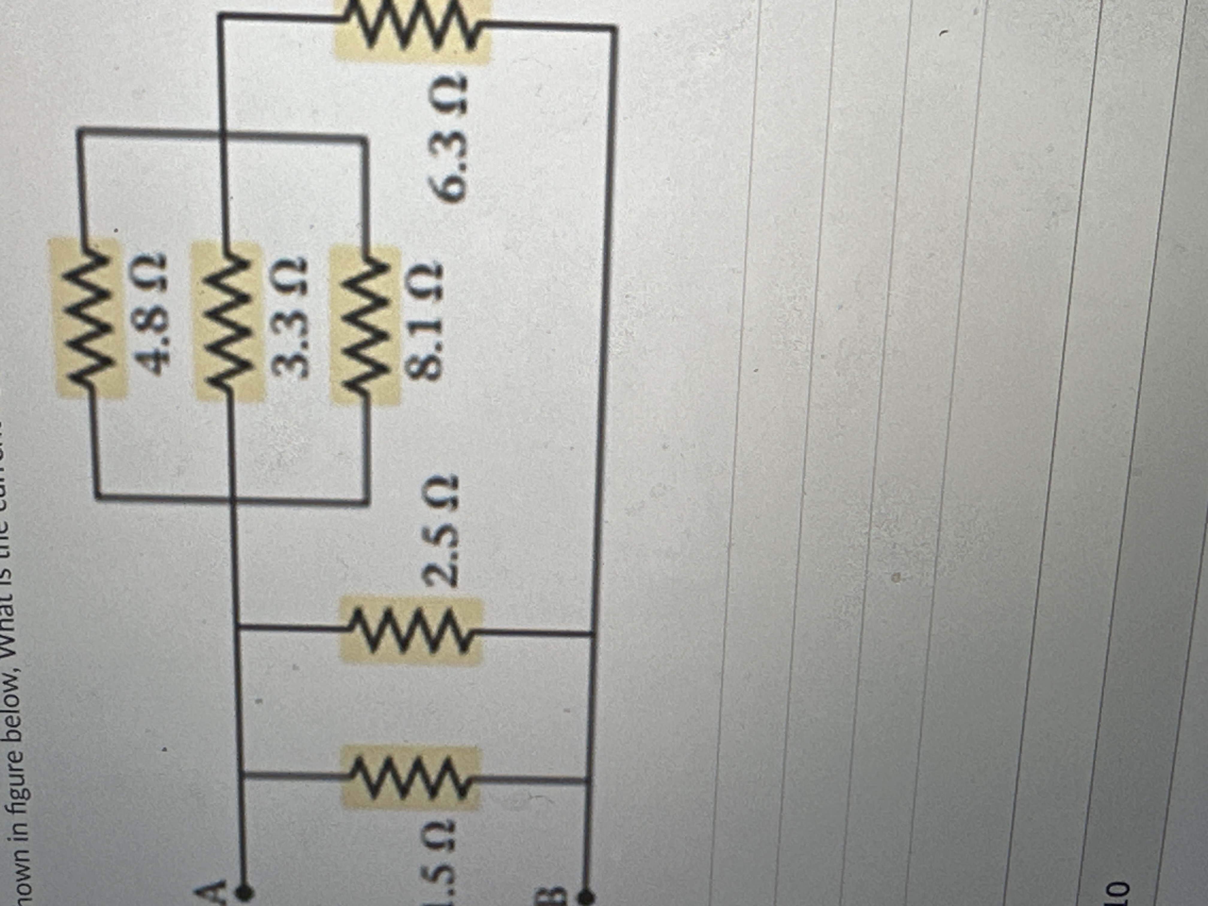 Solved Having determined the R equivalent in the circuit | Chegg.com