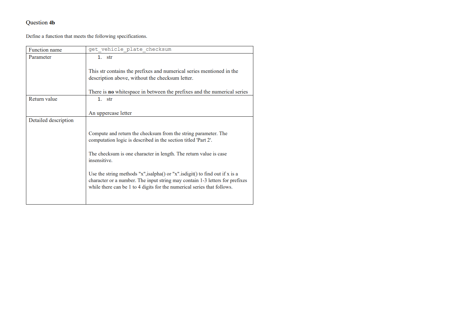 Question 2. Question 2a. Define a class Inventory | Chegg.com