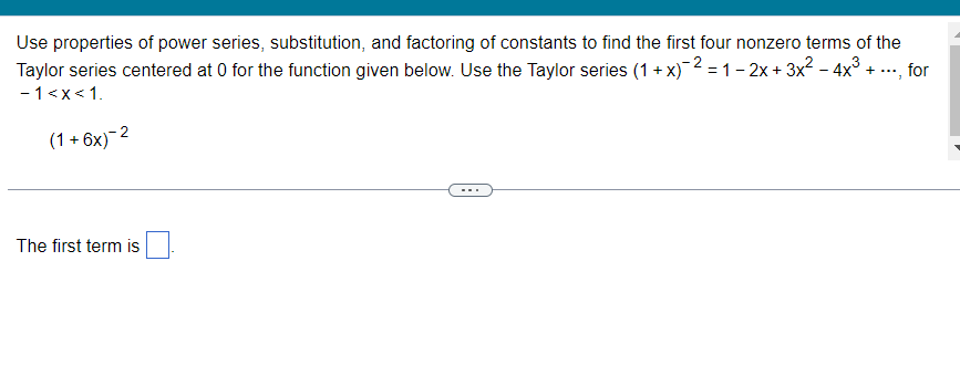 Solved Use properties of power series, substitution, and | Chegg.com
