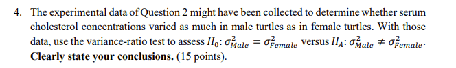 Biometrics SFA FORS 5317 Homework #2 Due: 9-13-22. | Chegg.com