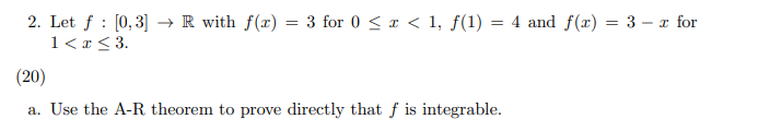 Solved 4. Let fn:[0,3]→R be defined by fn(x)=6−(x−(n3))2. | Chegg.com