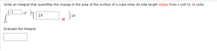 Solved Write an integral that quantifies the change in the | Chegg.com