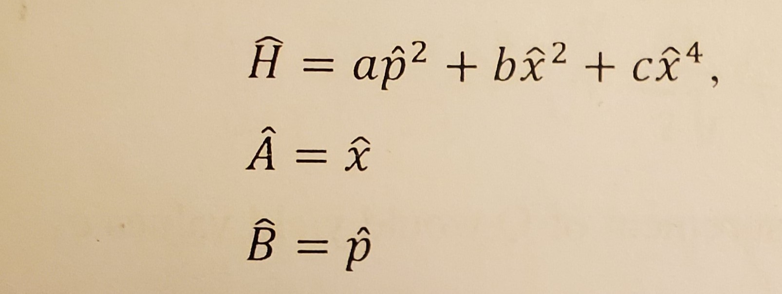 Solved I have the following Hamiltonian H and other quantity | Chegg.com