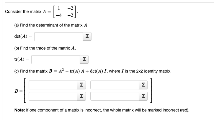 Solved Consider the matrix 𝐴=[1−4−2−2]. (a) Find the | Chegg.com