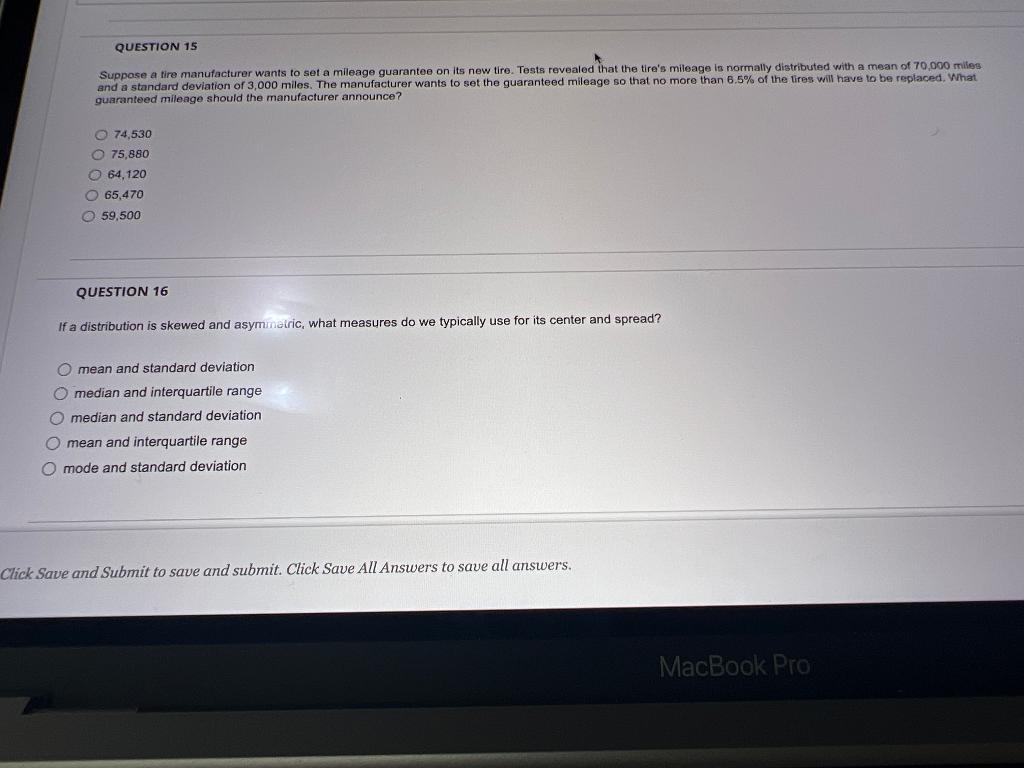 Solved Suppose a tire manufacturer wants to set a mileage | Chegg.com