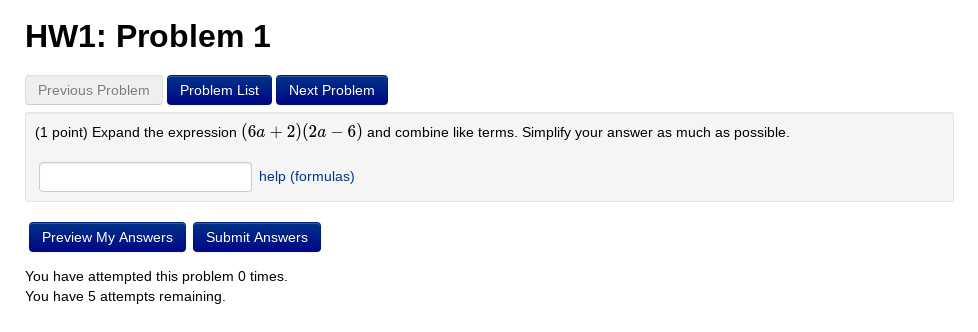 Solved HW1: Problem 1 Previous Problem Problem List Next | Chegg.com