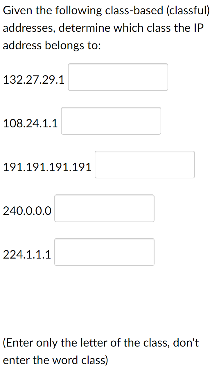 Solved What are the answers to this Computer Networking | Chegg.com