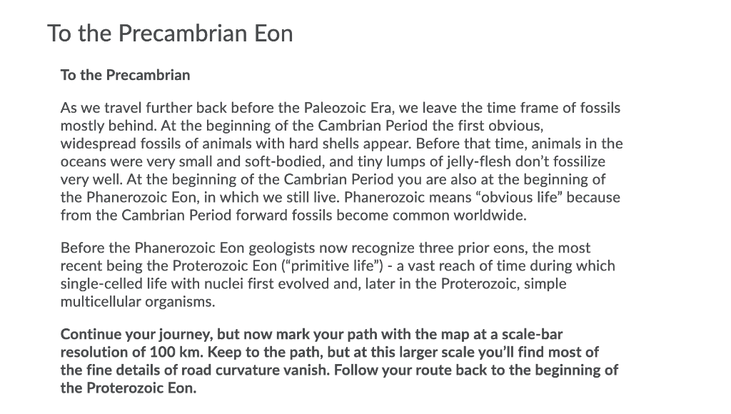 Solved To the Precambrian Eon To the Precambrian As we | Chegg.com
