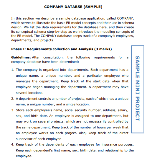 Solved Goal and objectives 1 1. Database design process | Chegg.com