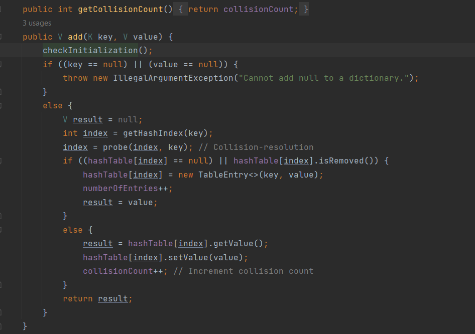 Solved ******I am having trouble with my code below, in | Chegg.com