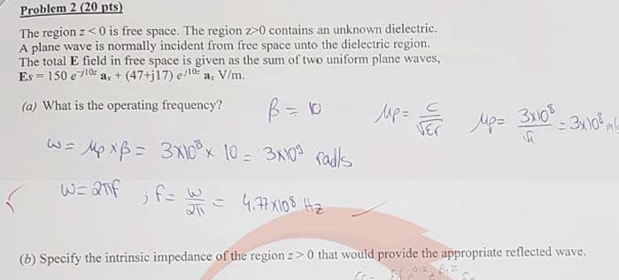 Solved What is ﻿the operating frequency? | Chegg.com