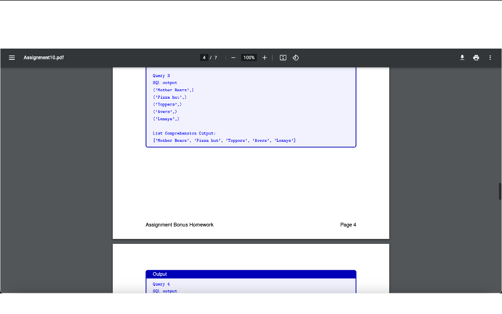 Solved Queries In class we were introduced to SQL and the | Chegg.com