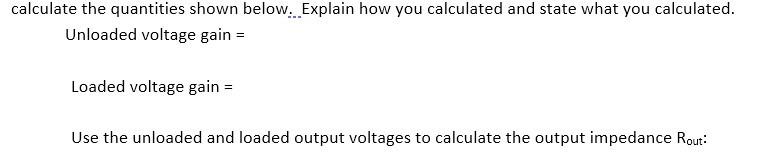 calculate the quantities shown below. Explain how you | Chegg.com