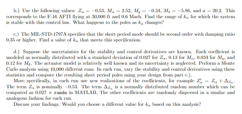 = Consider the simplified dynamics model for an | Chegg.com