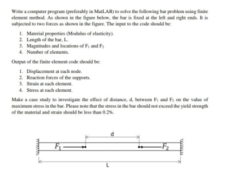 Solved Write a computer program (preferably in MatLAB) to | Chegg.com