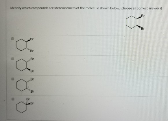 Solved Which of the compounds shown below are meso? (choose | Chegg.com
