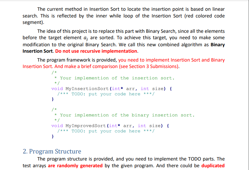 procedure insertion sort (a1,…,an: real numbers with | Chegg.com