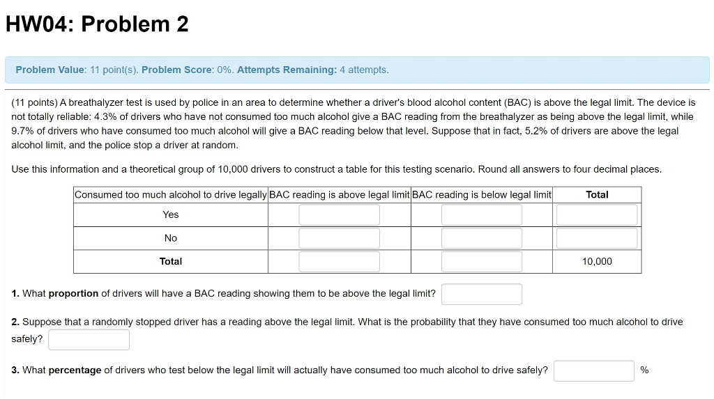 Solved HW04: Problem 2 Problem Value: 11 points). Problem | Chegg.com