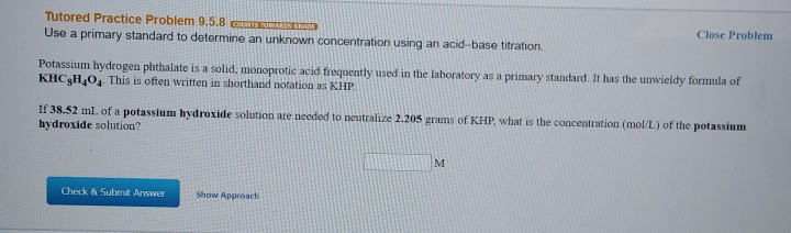 Solved Close Problem Tutored Practice Problem 9.5.8 cm Use a | Chegg.com