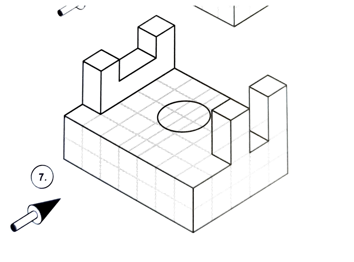 Solved Draw a Front, Top, and Right-side view of the object | Chegg.com