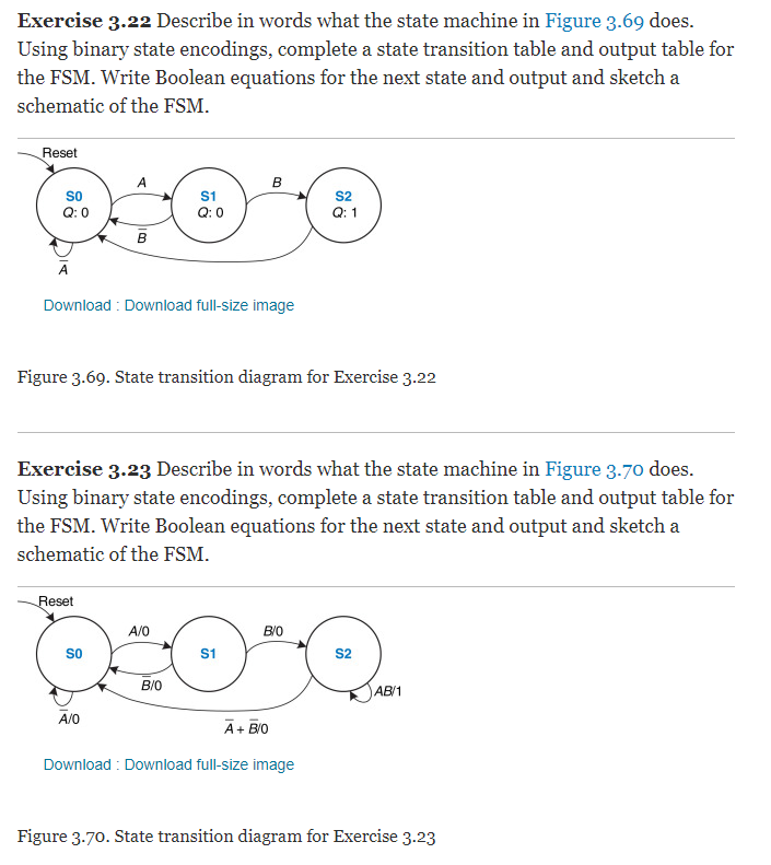 Solved repeat Exercise 3.22 and 3.23 with one-hot | Chegg.com