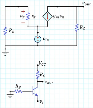 Solved Pout ŽRc RB VCC ZRC Vout If the circuit in this | Chegg.com