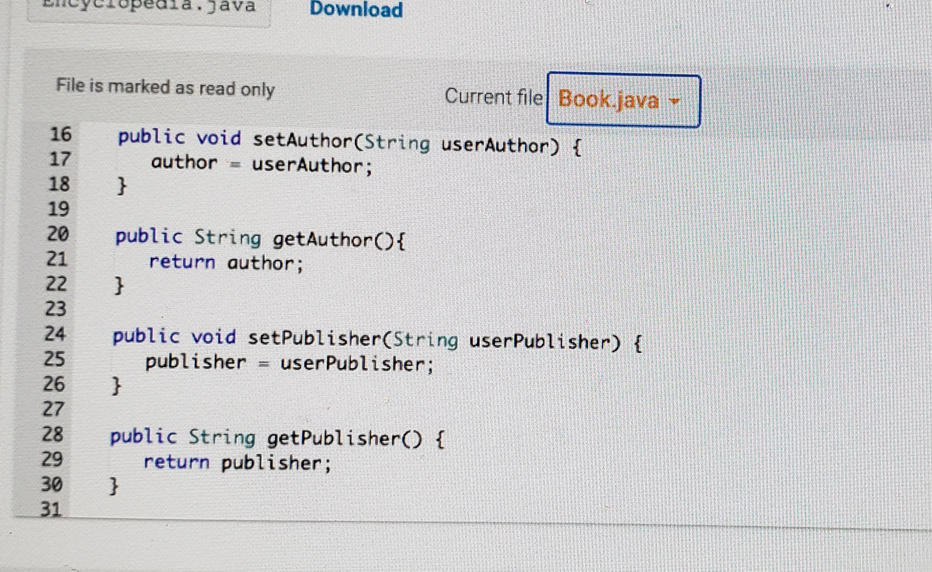Solved Need the answer in JAVA. Given main() and a base Book | Chegg.com