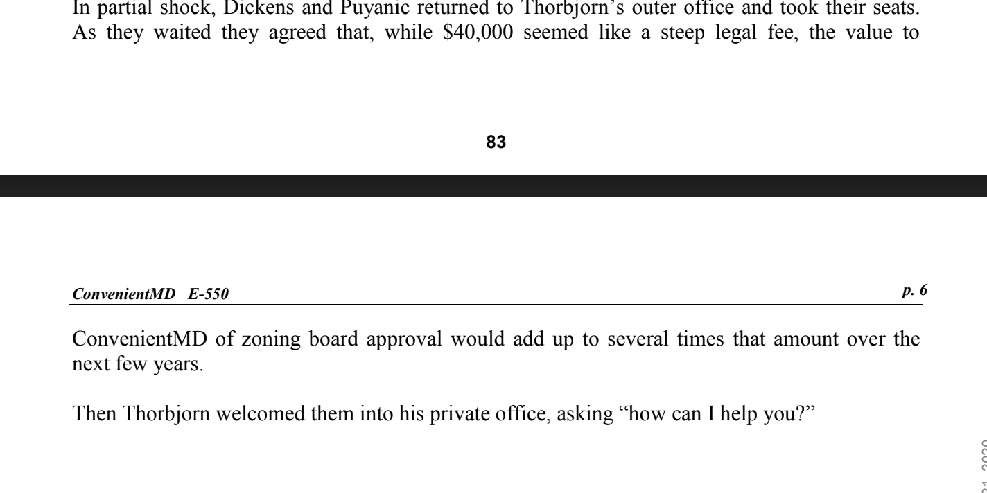 CONVENIENTMD Gareth Dickens and Max Puyanic met in | Chegg.com