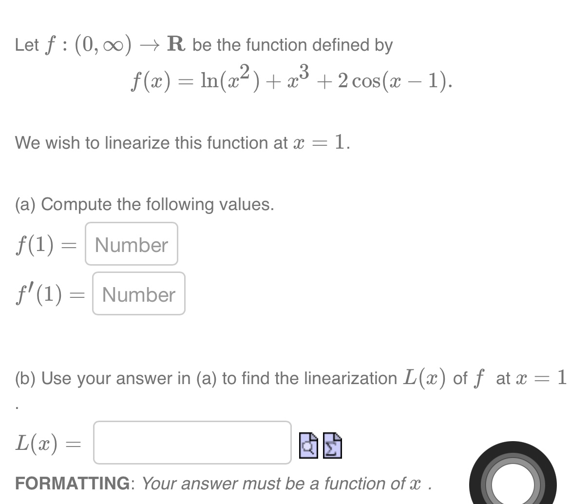 Solved Let f:(0,∞)→R be the function defined by | Chegg.com