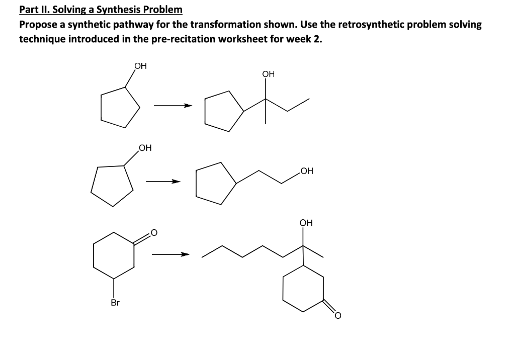 Solved Part II. Solving a Synthesis Problem Propose a | Chegg.com
