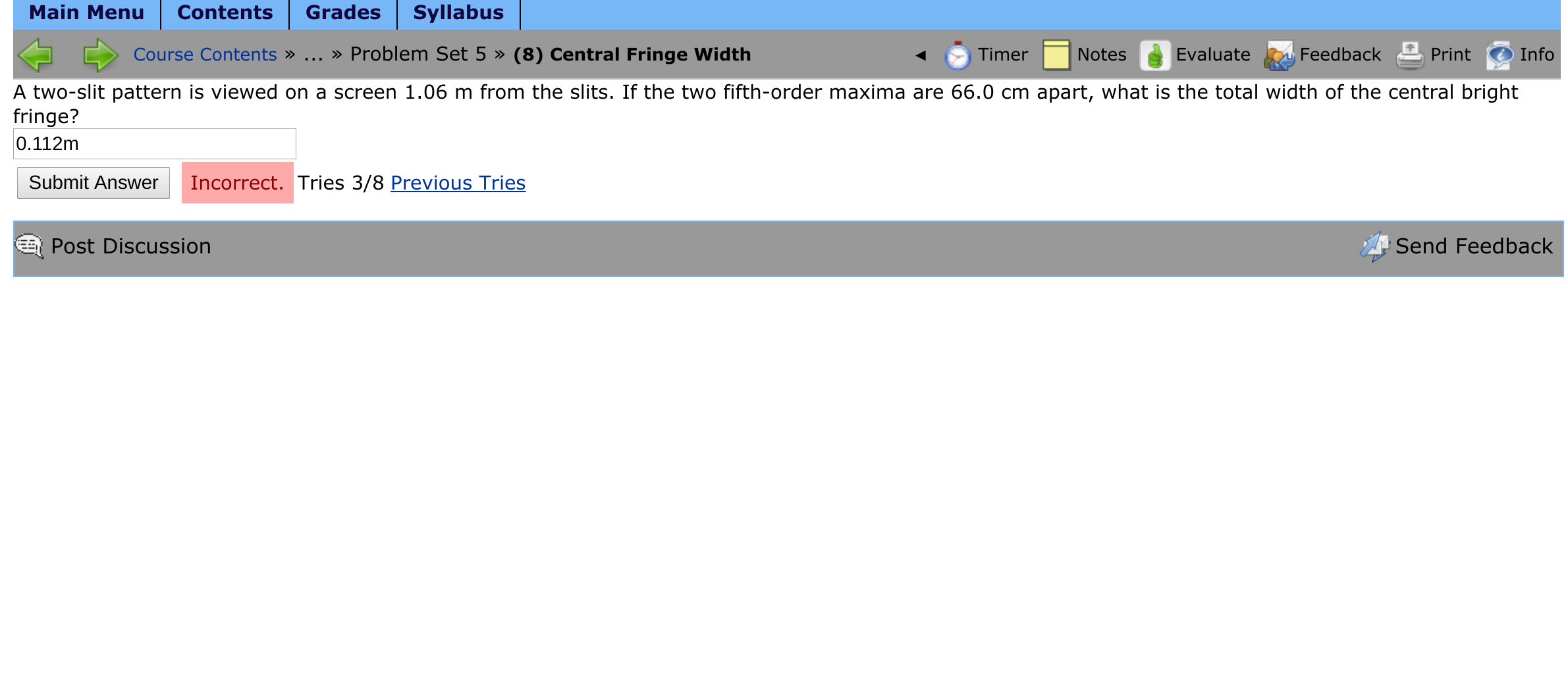 Solved Main Menu Contents Grades Syllabus [ Course Contents | Chegg.com