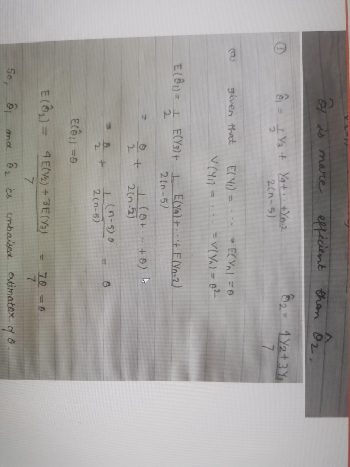 Solved anyone tell me why numerator becomes 1(n-5) on the | Chegg.com