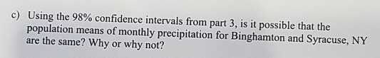 Solved Part 3: Confidence interval Estimator Using the Part | Chegg.com