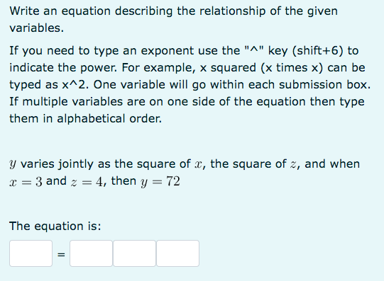 [Solved]: question 2 Write an equation describing the relat