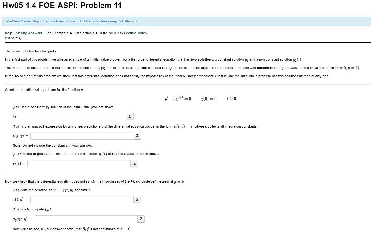 Solved Hw05-1.4-FOE-ASPI: Problem 11 Problem Value: | Chegg.com