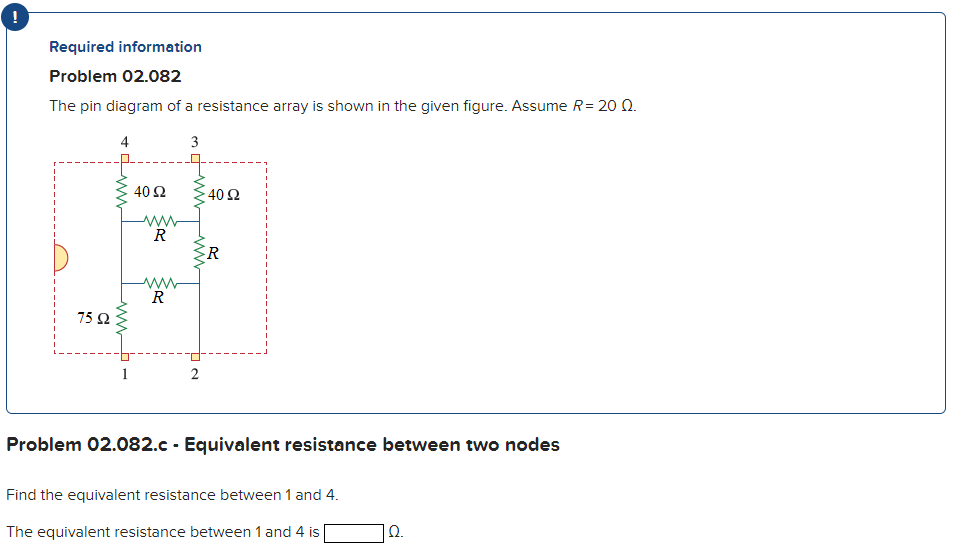 Solved ! Required information Problem 02.082 The pin diagram | Chegg.com