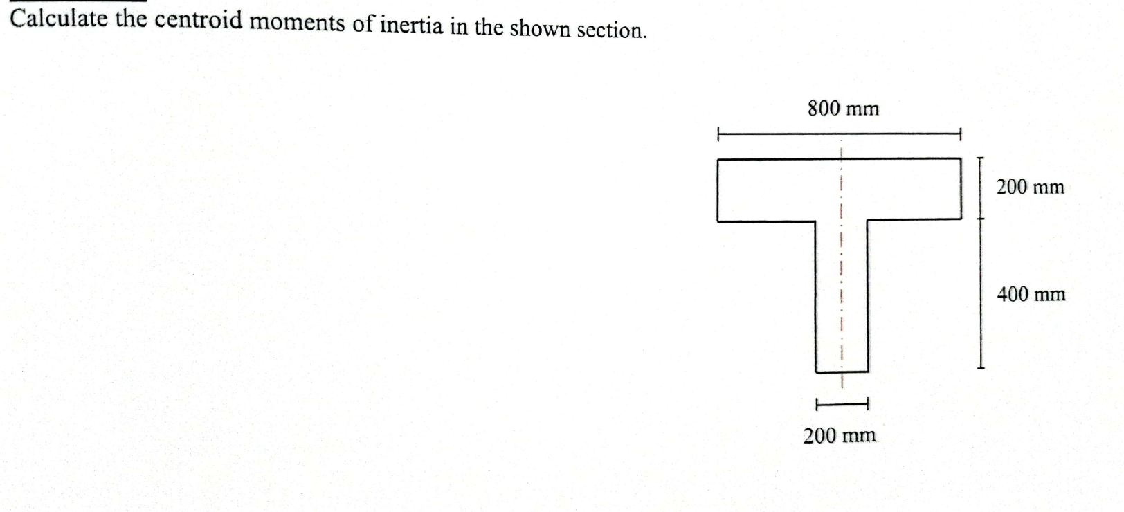 Solved Calculate the centroid moments of inertia in the | Chegg.com