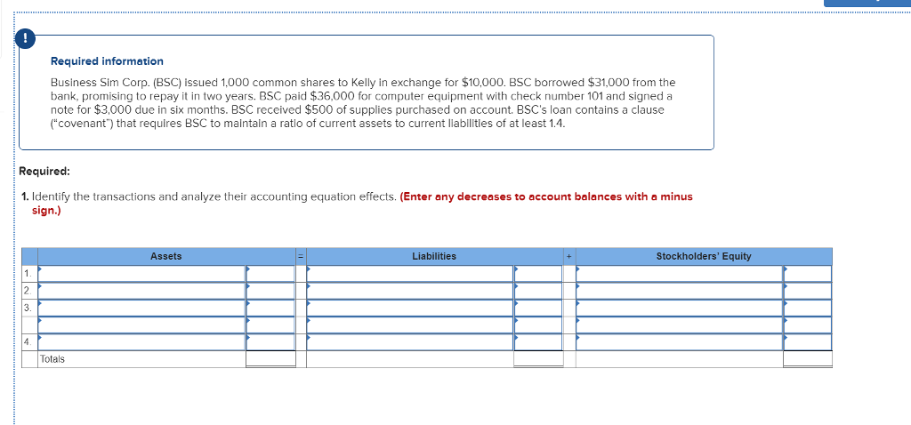 Solved Business Sim Corp. (BSC) issued 1,000 common shares | Chegg.com