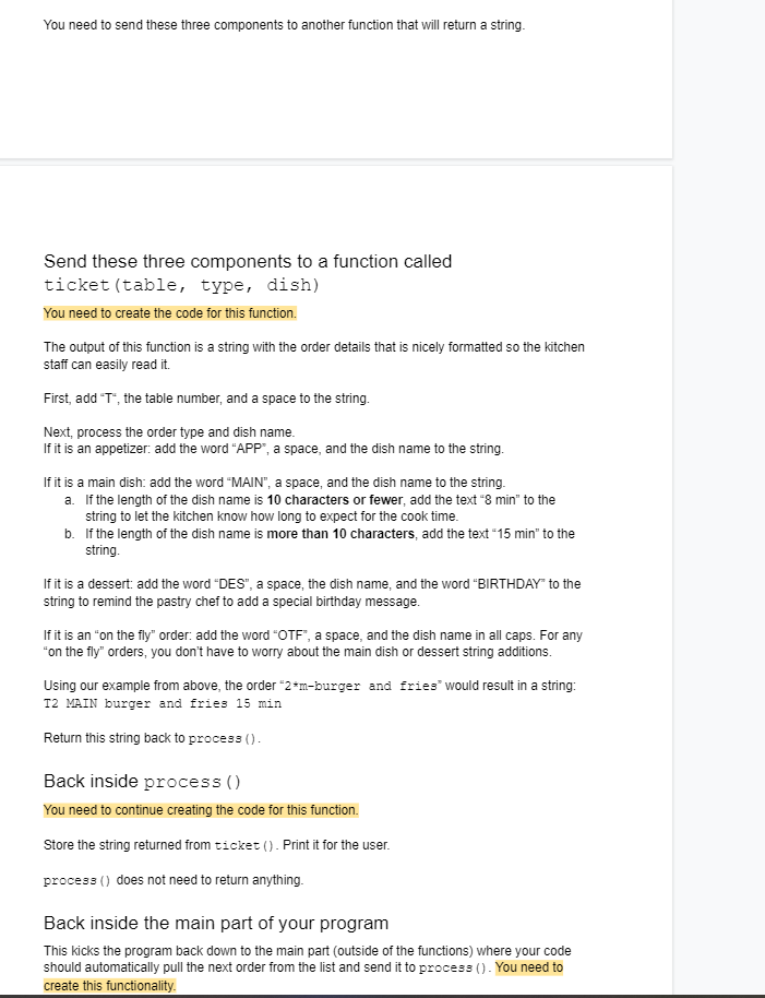 Solved What is given to you From the starter code, you have | Chegg.com