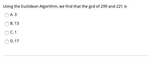 Solved Using The Euclidean Algorithm We Find That The God 9797