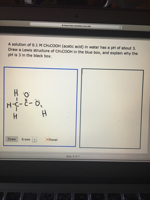 Solved A solution of 0.1 M CH COOH (acetic acid) in water | Chegg.com