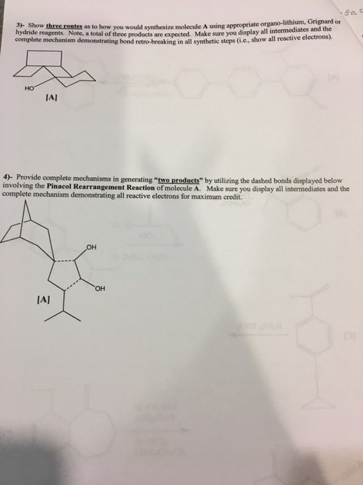 Solved 1)- Give the correct names for the structures drawn | Chegg.com