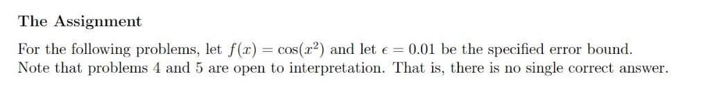 Solved The Assignment For The Following Problems Let X 9474