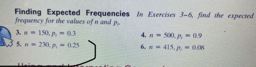Solved Finding Expected Frequencies In Exercises 3-6, find | Chegg.com