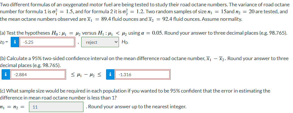 Solved Two different formulas of an oxygenated motor fuel | Chegg.com