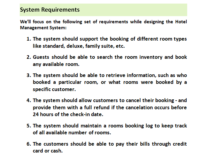 Solved Draw Class Digram UML for Hotel Managment System for | Chegg.com Solved Draw Class Digram UML for Hotel Managment System for | Chegg.com